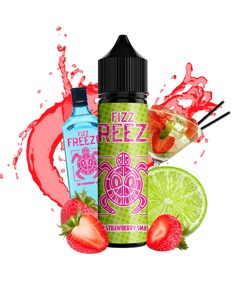 Mad Juice Fizz Freeze Flavour Shot Gin Strawberry Smash 60ml